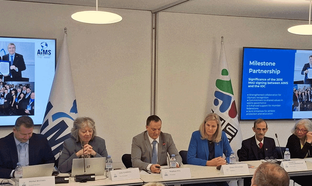 Stephan Fox Re-Elected as AIMS President with IOC Support